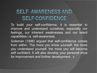 Bs 101 module 2 techniques of self-awareness bs | PPT | Mental Health ...