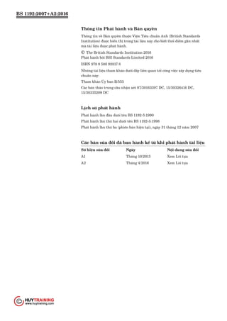 Tiêu chuẩn BS 1192 2007 A2 2016 | PDF