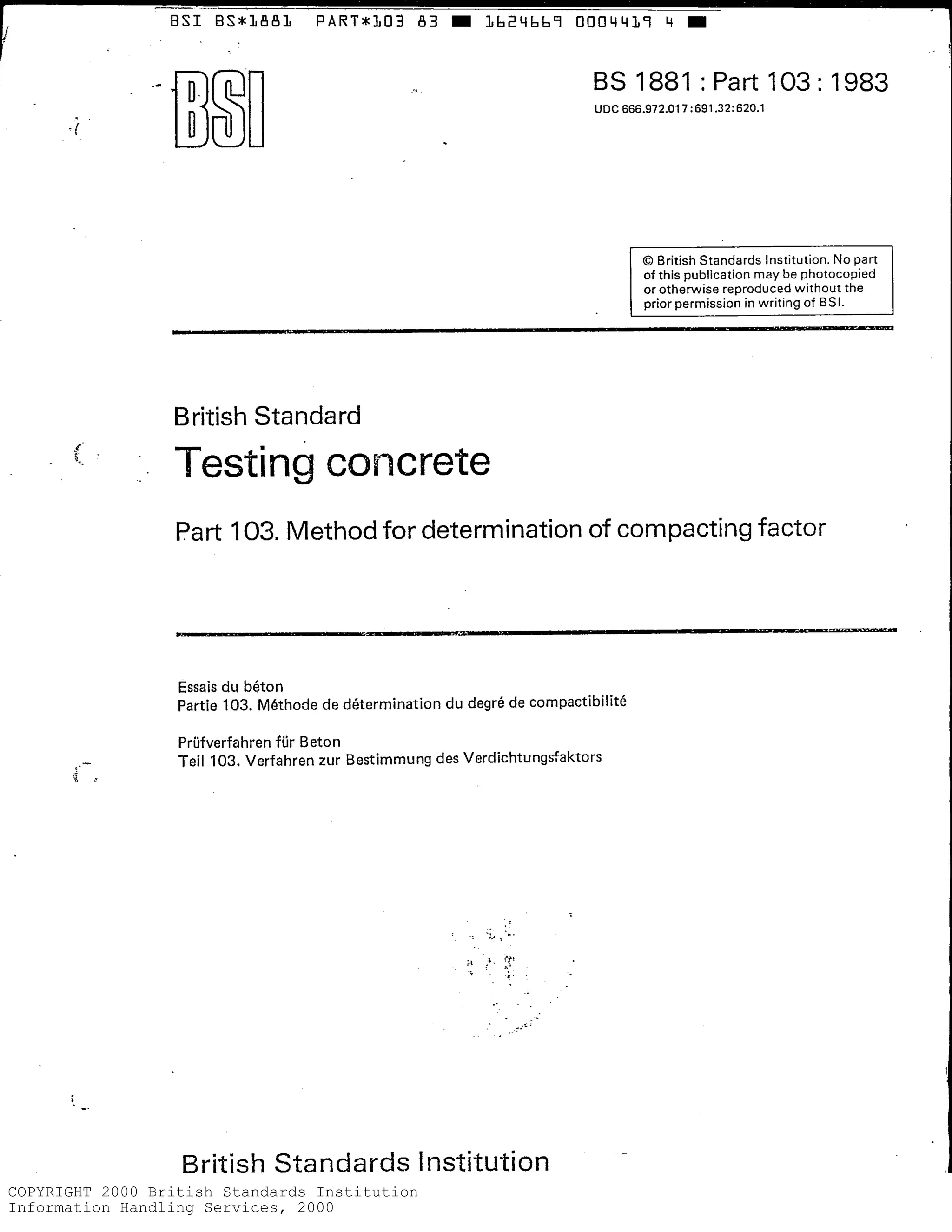 Bs 1881 103 1983 | PDF