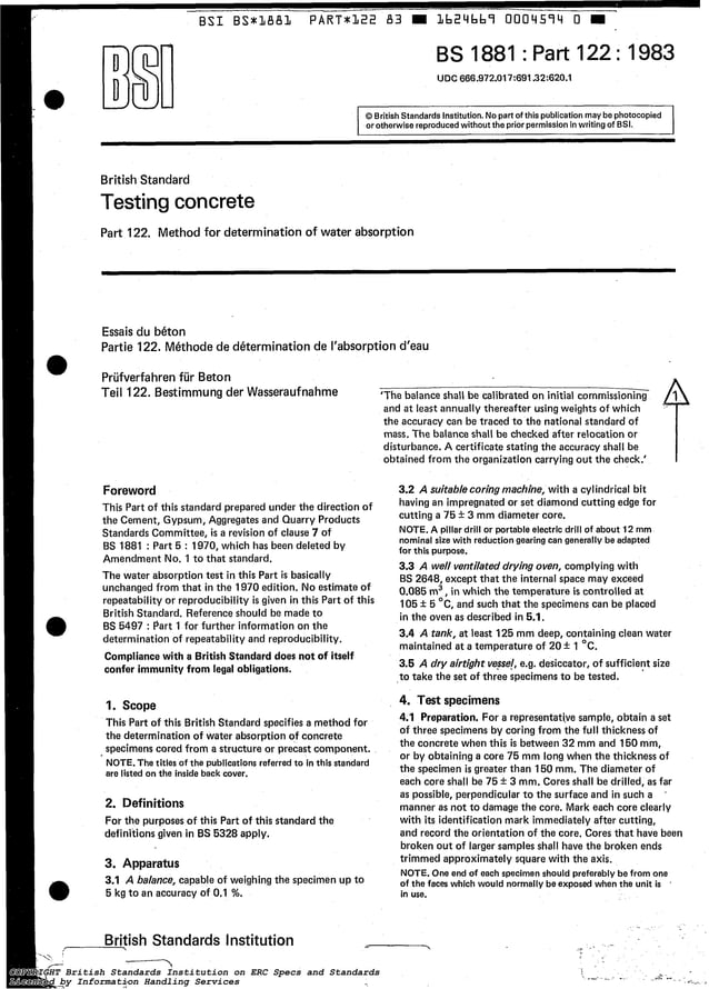 Bs 1881 122(1) 1983 | PDF