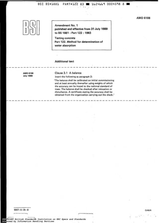 Bs 1881 122(1) 1983 | PDF