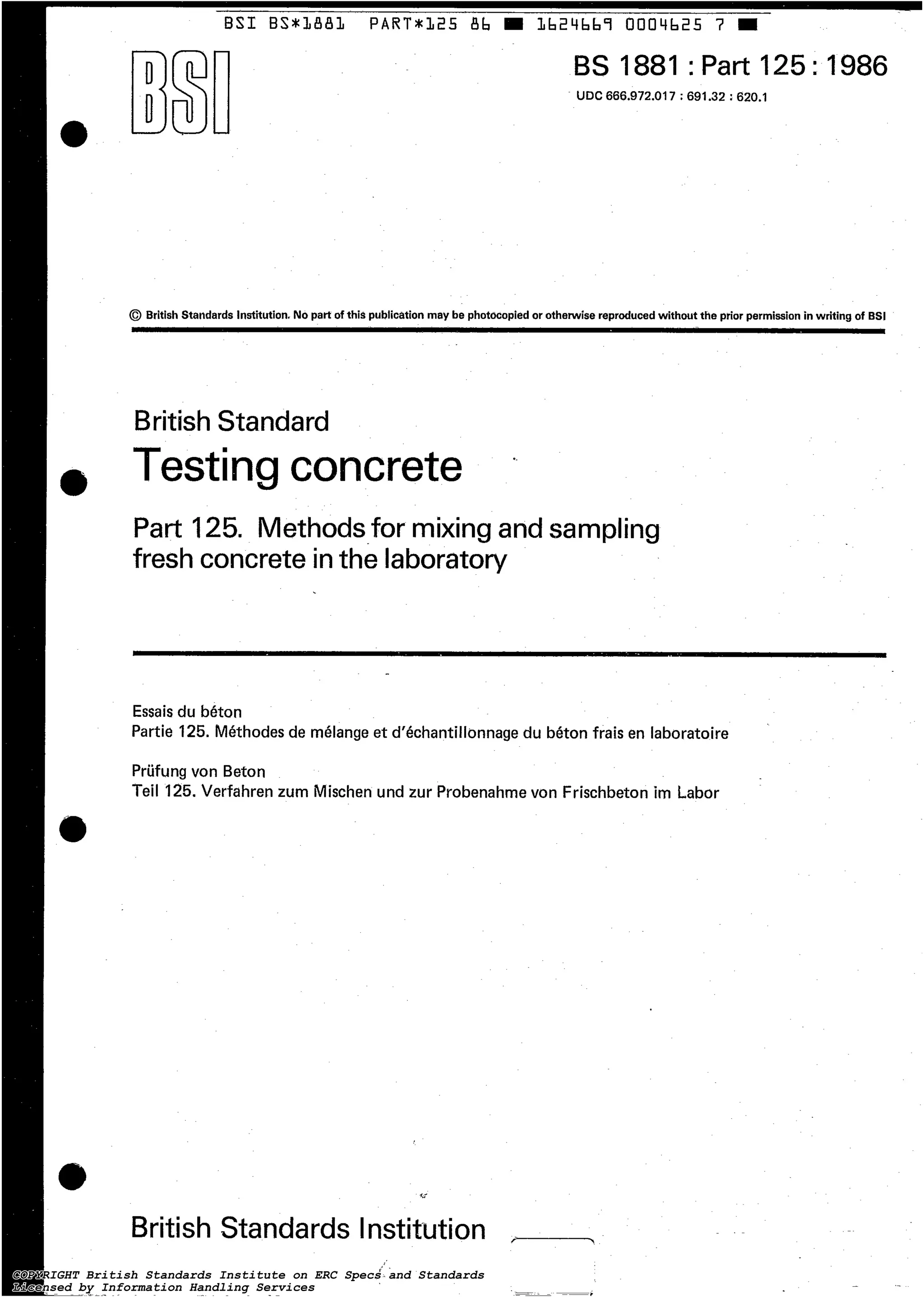 Bs 1881 125 1986 | PDF
