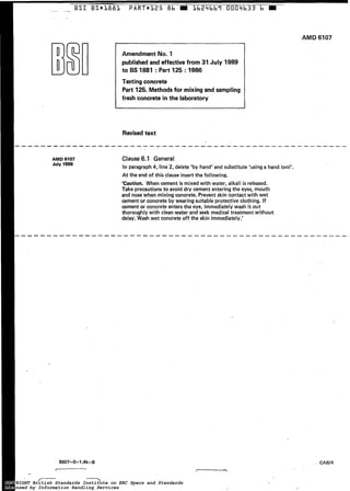 Bs 1881 125 1986 | PDF