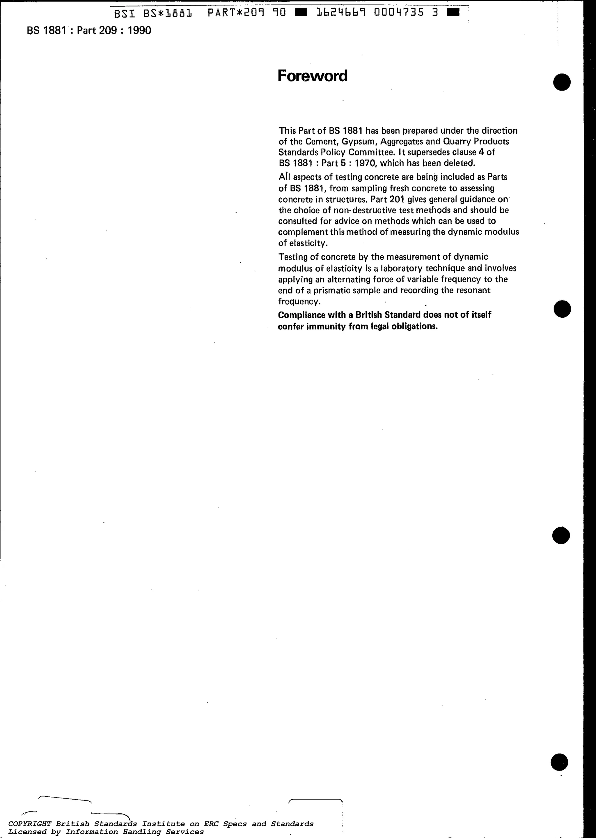 Bs 1881 209 1990 | PDF