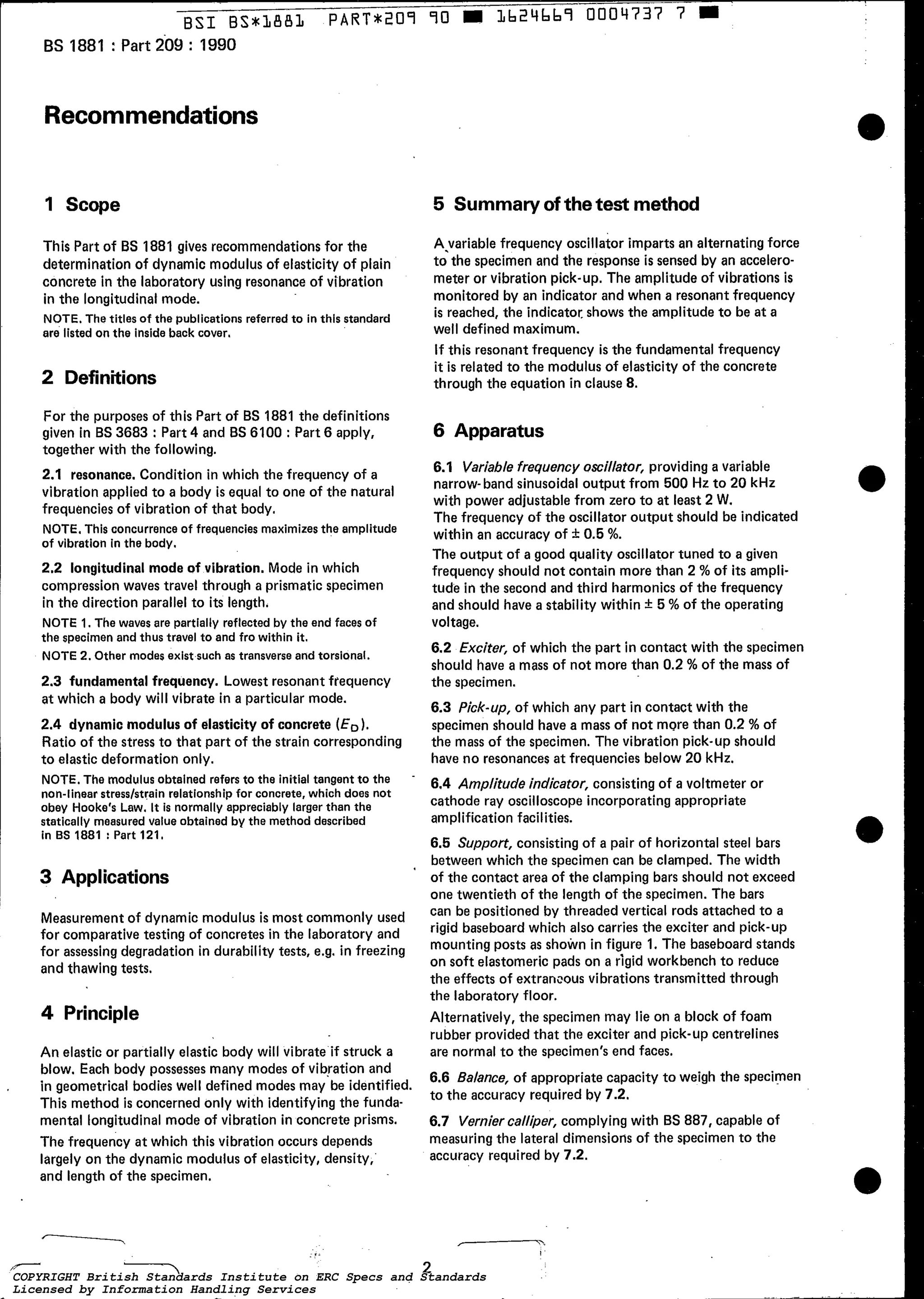 Bs 1881 209 1990 | PDF