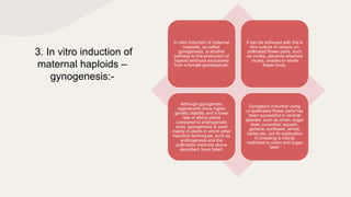 Biotechnological strategies for development of line | PPTX