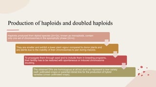 Biotechnological strategies for development of line | PPTX