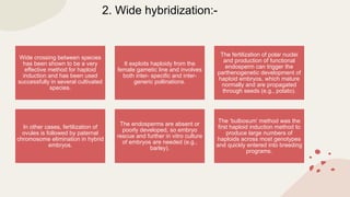 Biotechnological strategies for development of line | PPTX