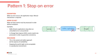 Error Handling with Kafka: From Patterns to Code | PDF