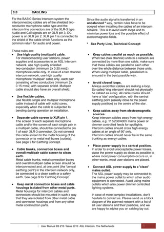 ASL Intercom BS216 | PDF