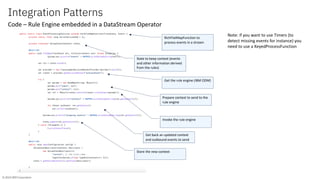 Stream Processing and Complex Event Processing together with Kafka, Flink and a Rule Engine | PPT