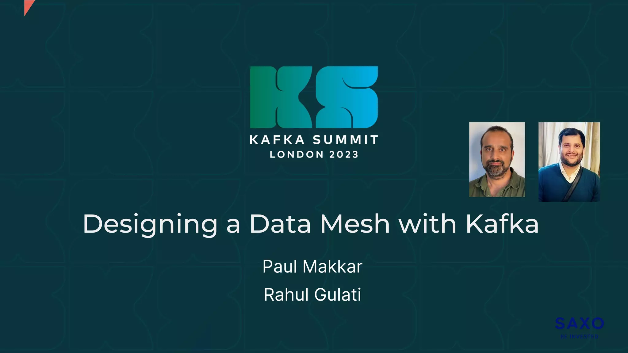 Designing A Data Mesh With Kafka With Paul Makkar And Rahul Gulati Ppt