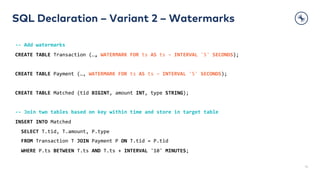 Flink's SQL Engine: Let's Open the Engine Room! | PPT