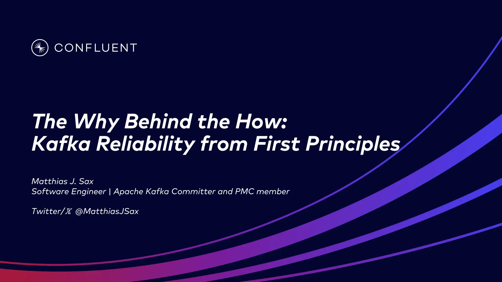The Why Behind the How: Kafka Reliability from First Principles | PPT