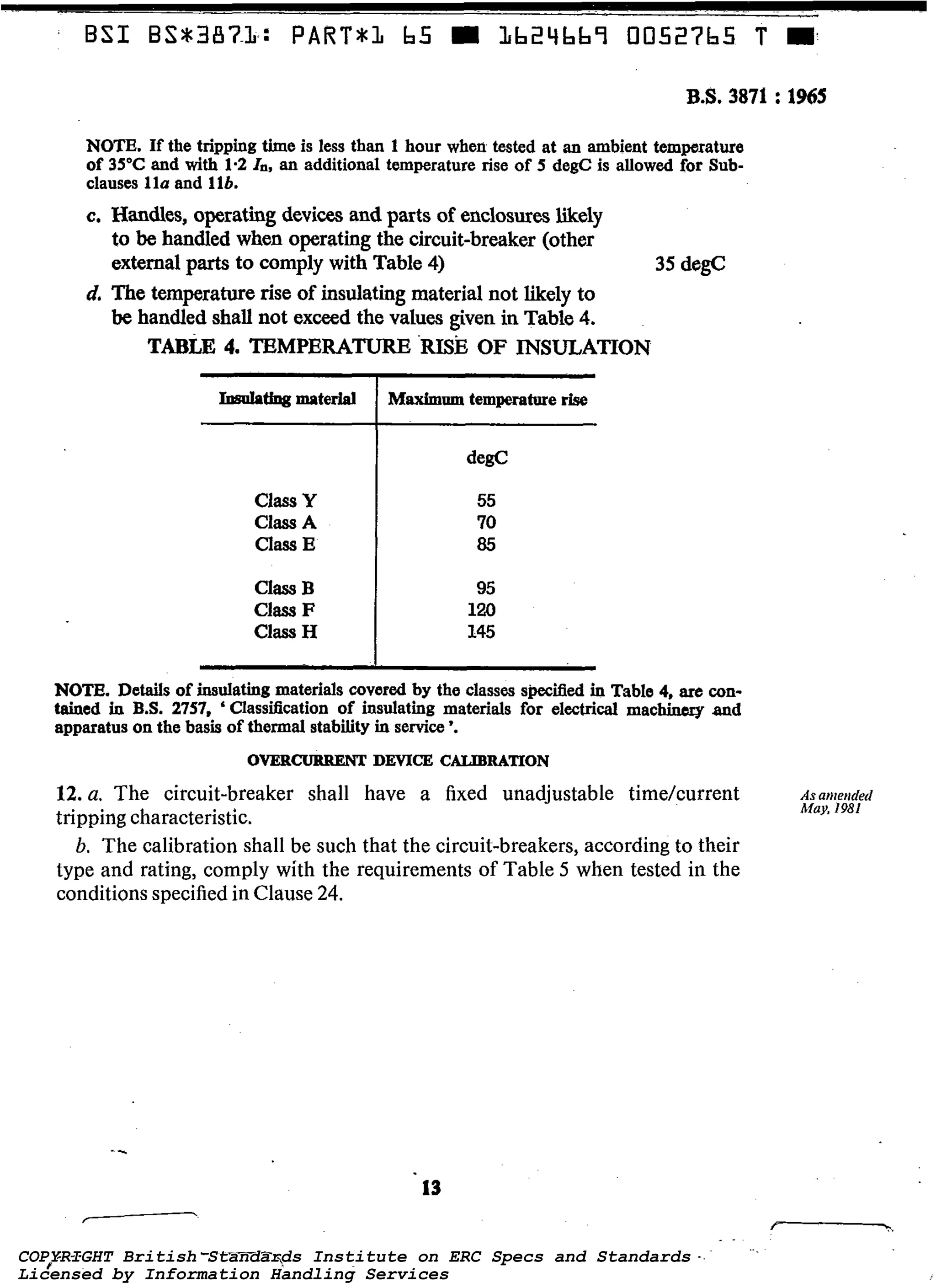 Bs 3871 mcb and mccb in ac circuits | PDF