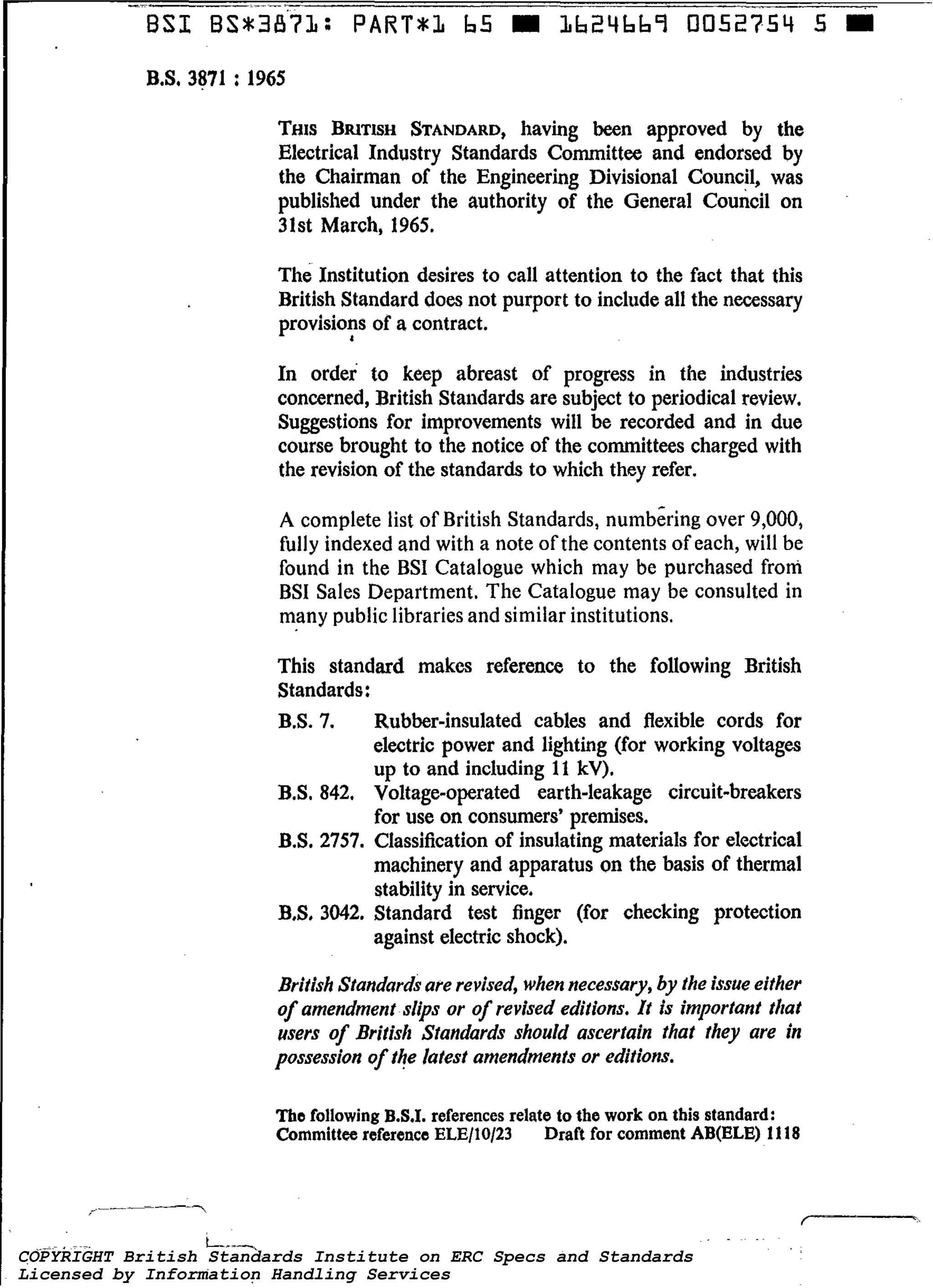 Bs 3871 mcb and mccb in ac circuits | PDF