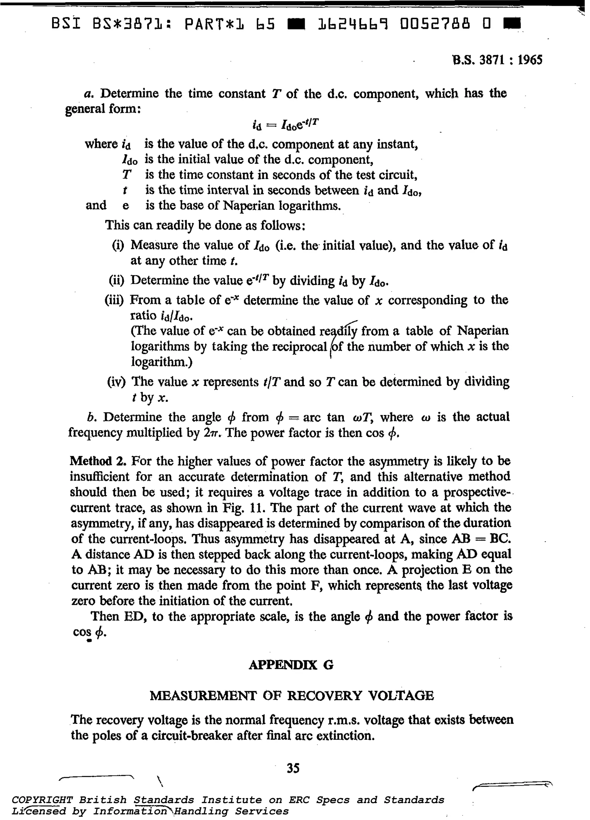 Bs 3871 mcb and mccb in ac circuits | PDF
