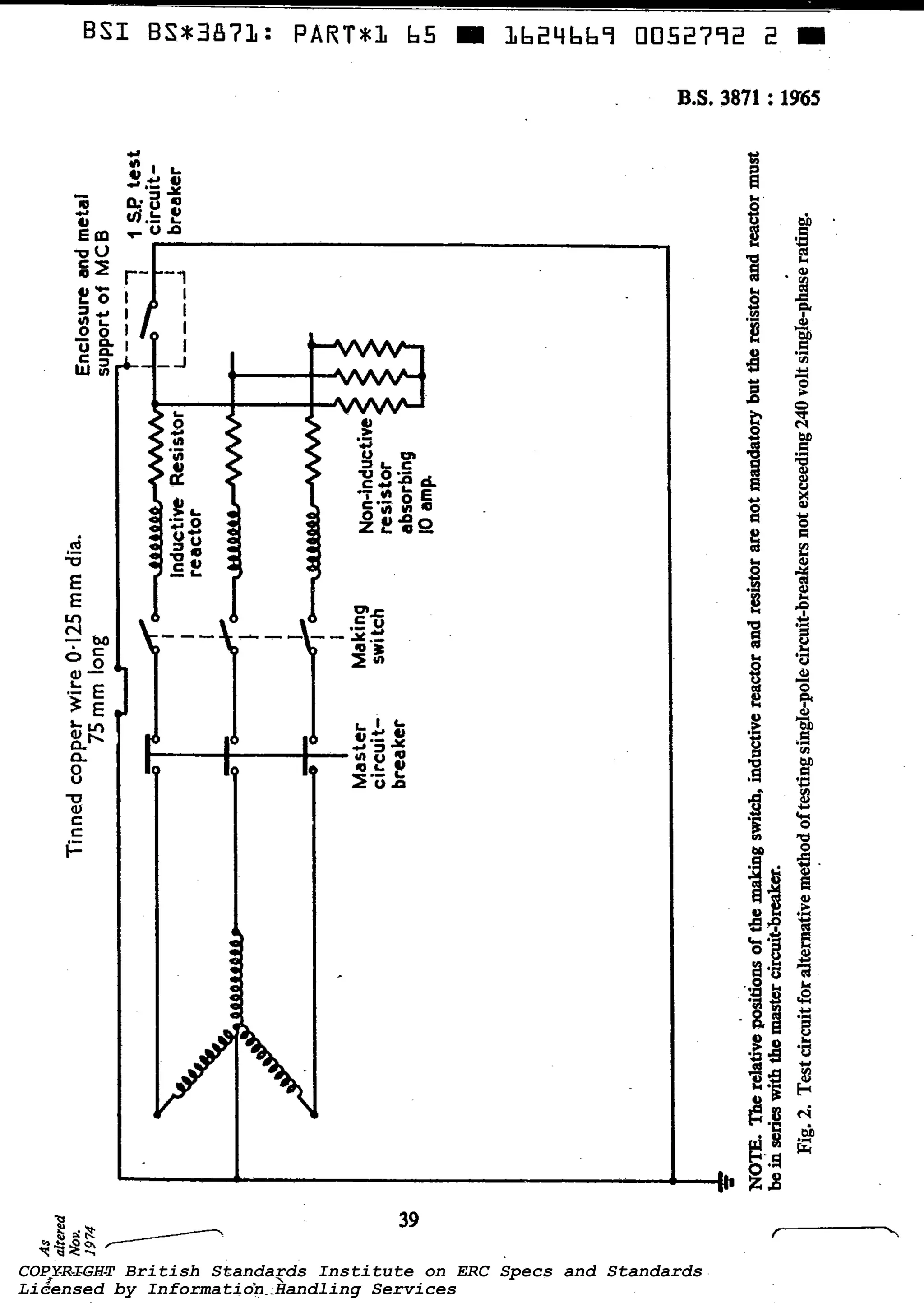 Bs 3871 mcb and mccb in ac circuits | PDF