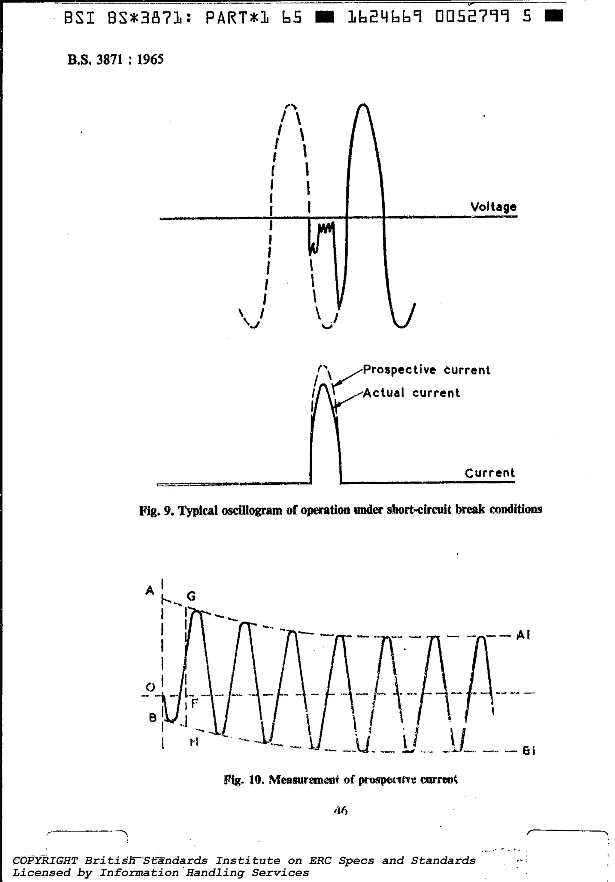 Bs 3871 mcb and mccb in ac circuits | PDF