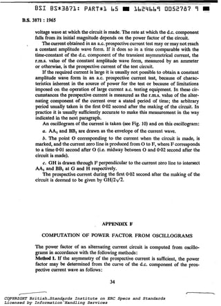 Bs 3871 mcb and mccb in ac circuits | PDF