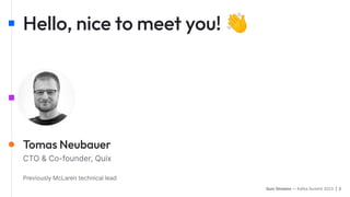 Case-Study: Building Real-Time Applications at Scale-Cyclist Crash Detection with Tomas Neubauer ...