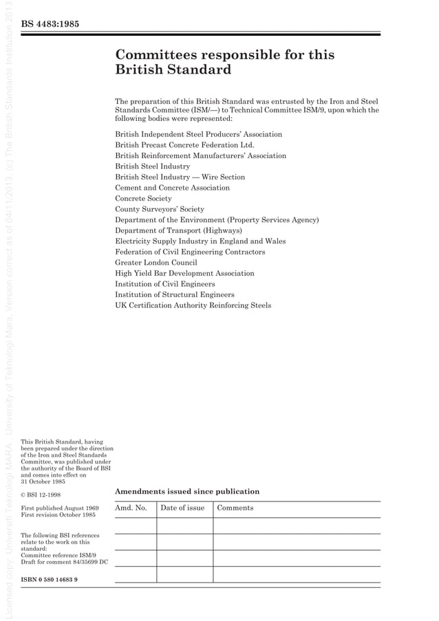 Bs 4483 1985 | PDF | Business | Business and Finance