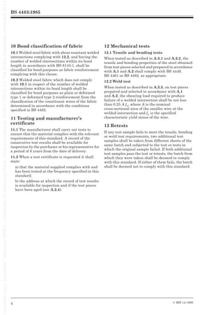 Bs 4483 1985 | PDF