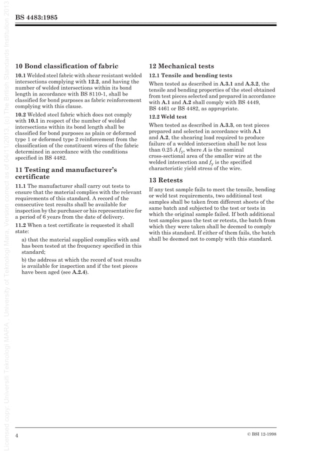 Bs 4483 1985 | PDF | Business | Business and Finance