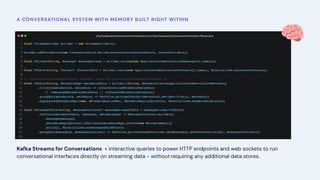 Build Copilots on Streaming Data with Generative AI, Kafka Streams and Flink SQL | PPT
