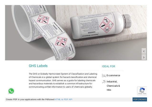 BS5609 compliant labels - Monarch