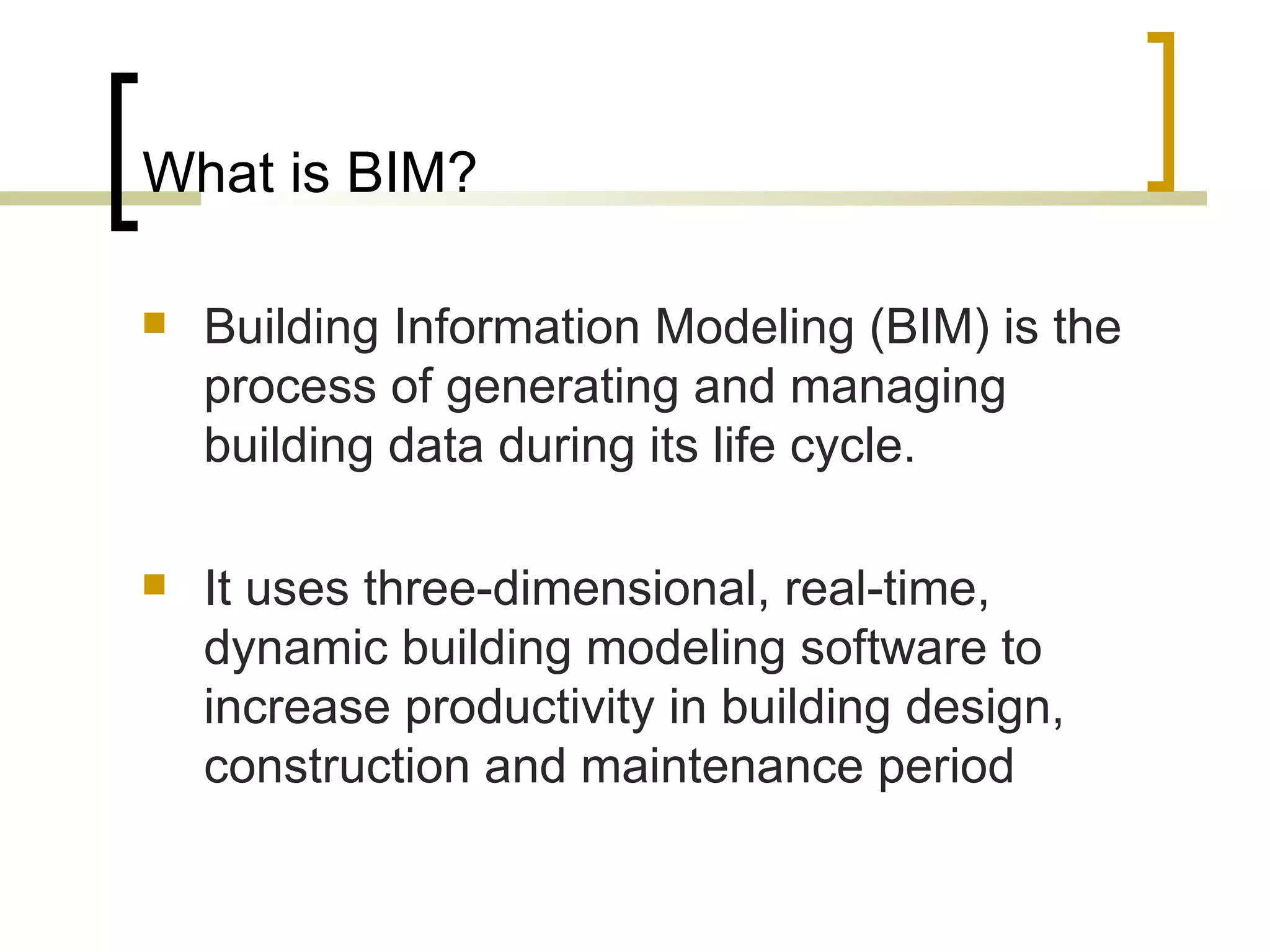 Building Information Modeling (BIM) & Industry Foundation Classes (IFC ...