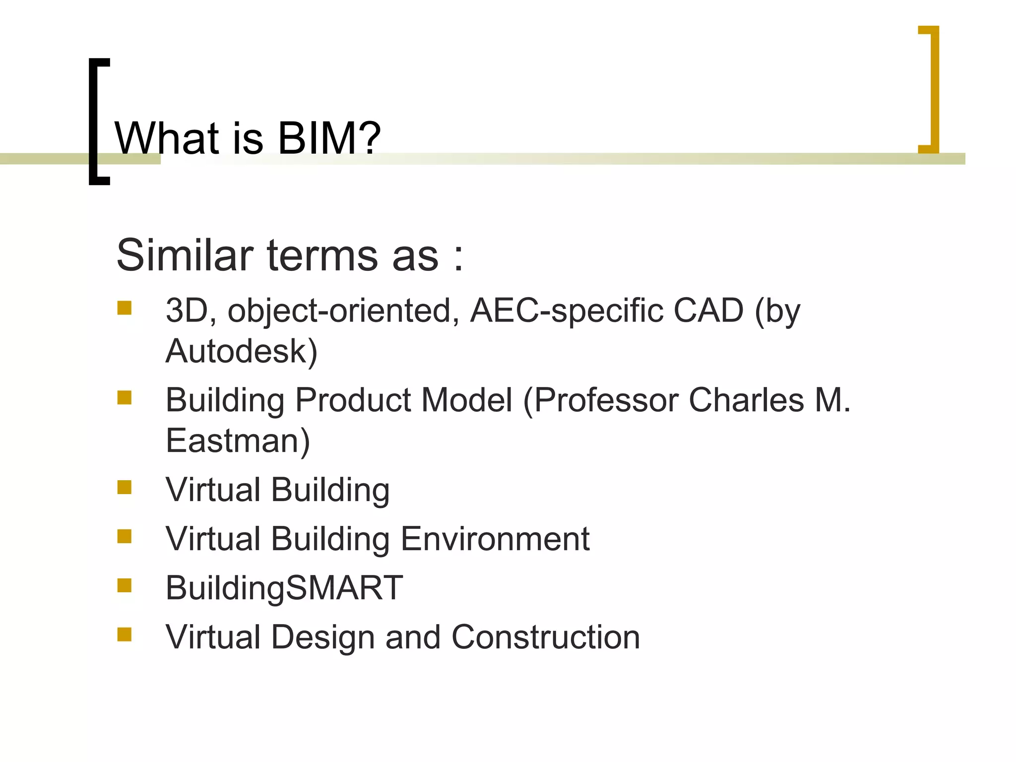 Building Information Modeling (BIM) & Industry Foundation Classes (IFC ...