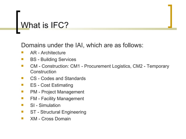 Building Information Modeling (BIM) & Industry Foundation Classes (IFC ...