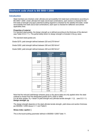 Bs5950 1-2000 steel-code_check_theory_enu | PDF