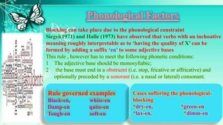 morphological productivity | PPTX