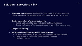 Why Serverless Flink Matters - Blazing Fast Stream Processing Made Scalable | PDF