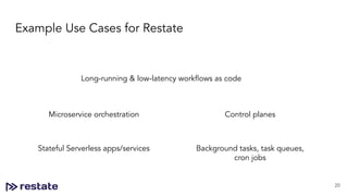 Restate: Stream Processing, but for Microservices | PPT