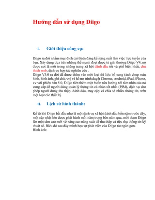 Hướng dẫn sử dụng diigo | DOCX
