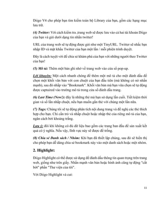 Hướng dẫn sử dụng diigo | DOCX