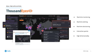A Trifecta of Real-Time Applications: Apache Kafka, Flink, and Druid | PPT