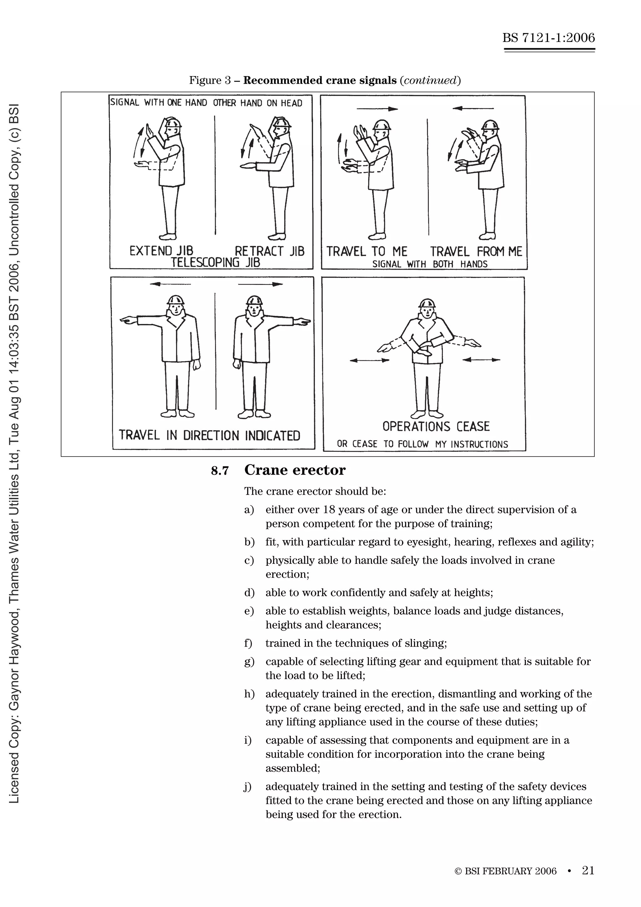 BS 7121-1 Cranes General 06.pdf | Medical Health