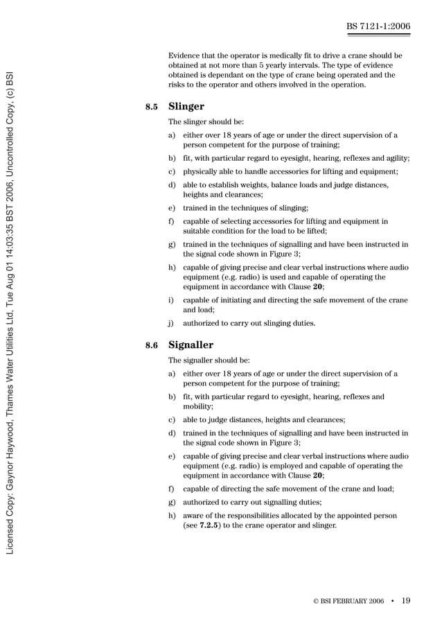 BS 7121-1 Cranes General 06.pdf | Medical Health