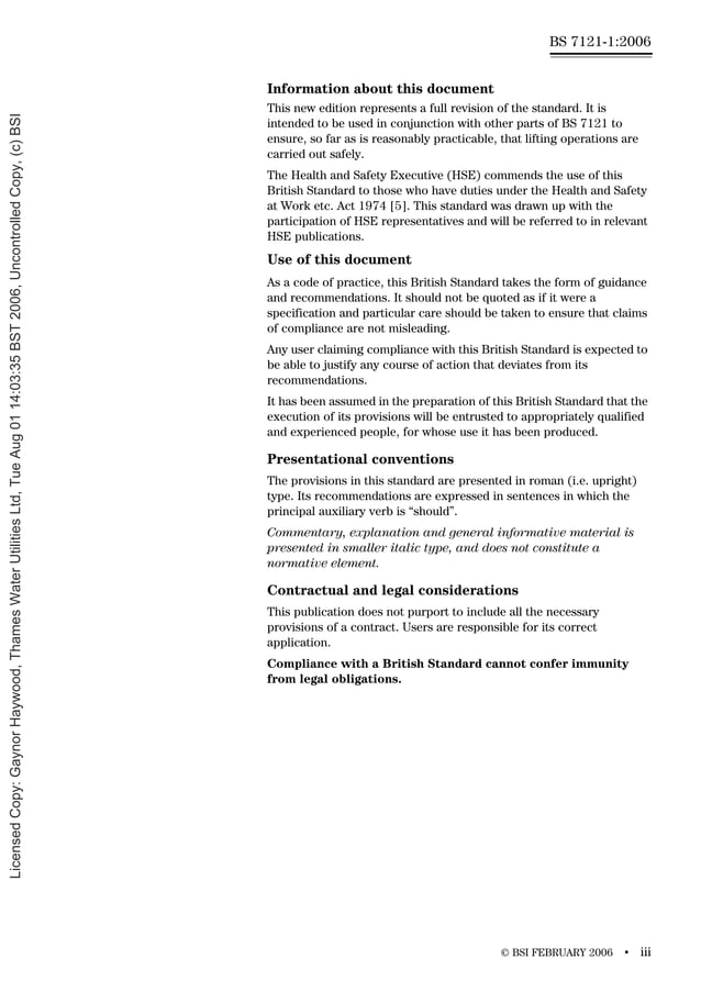 BS 7121-1 Cranes General 06.pdf | Medical Health