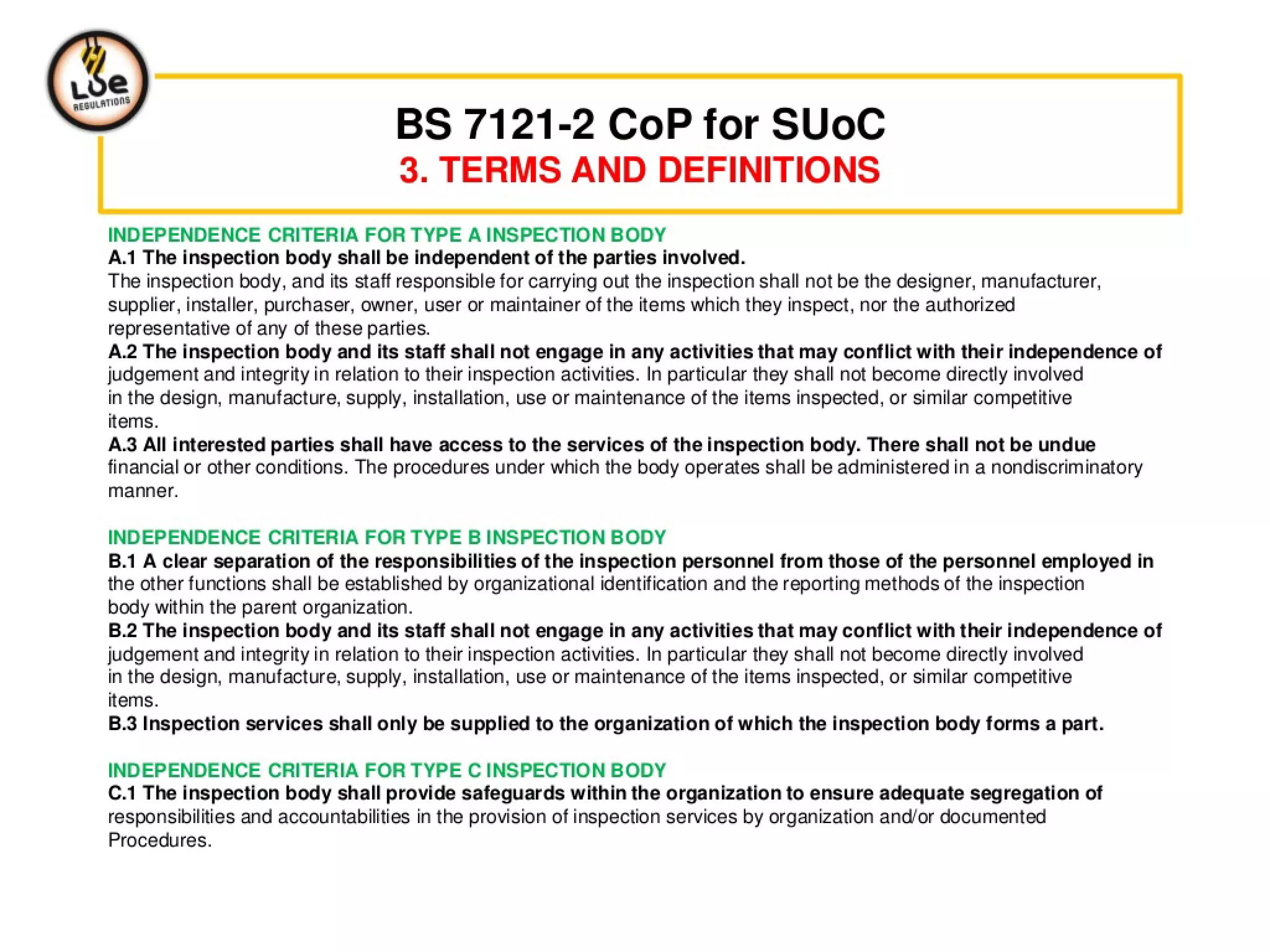Bs 7121 2 inspection, testing and examination cranes | PDF