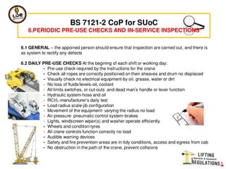 Bs 7121 2 inspection, testing and examination cranes | PDF