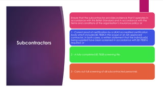 BS7858:2019 - Screening of individuals working in a secure environment ...