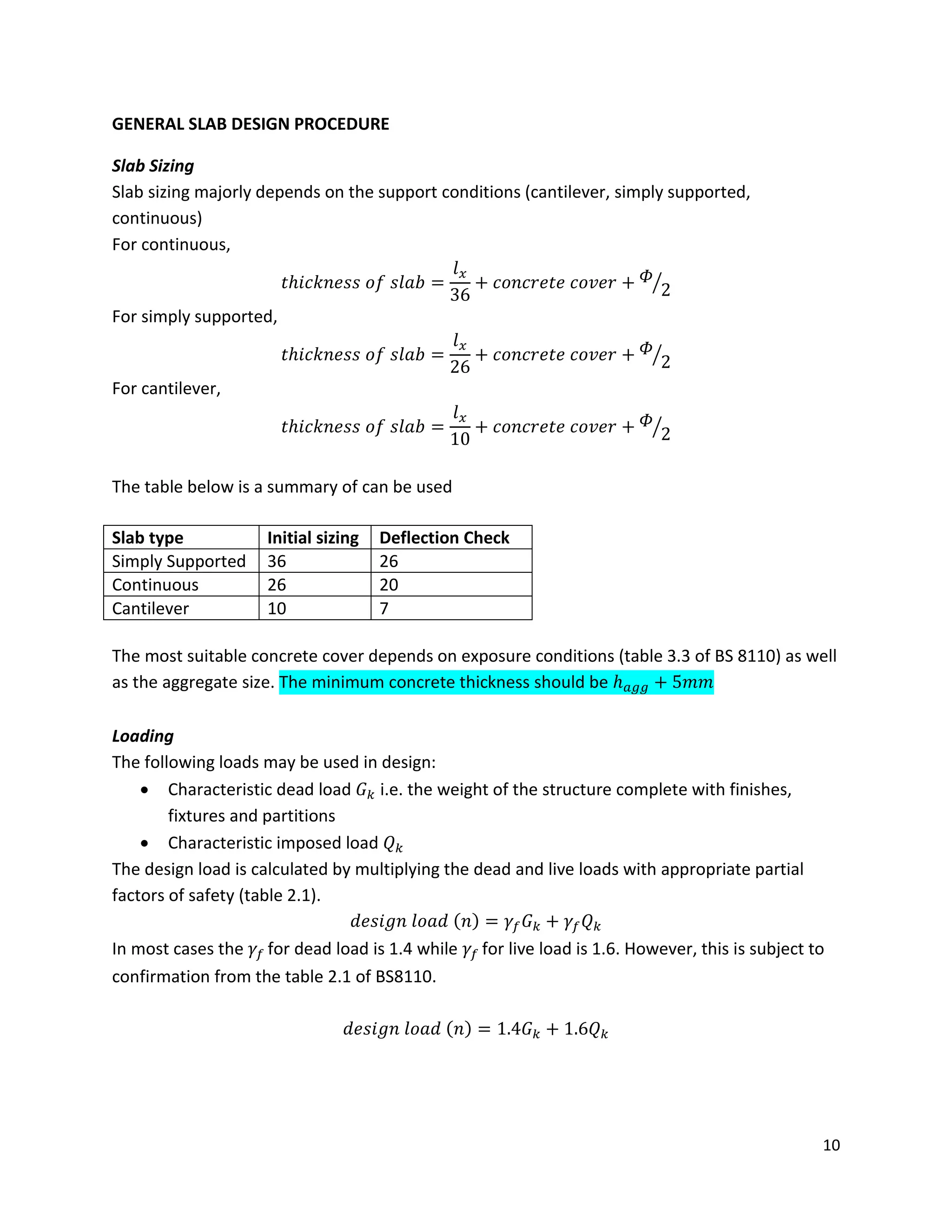 Bs8110 design notes | PDF