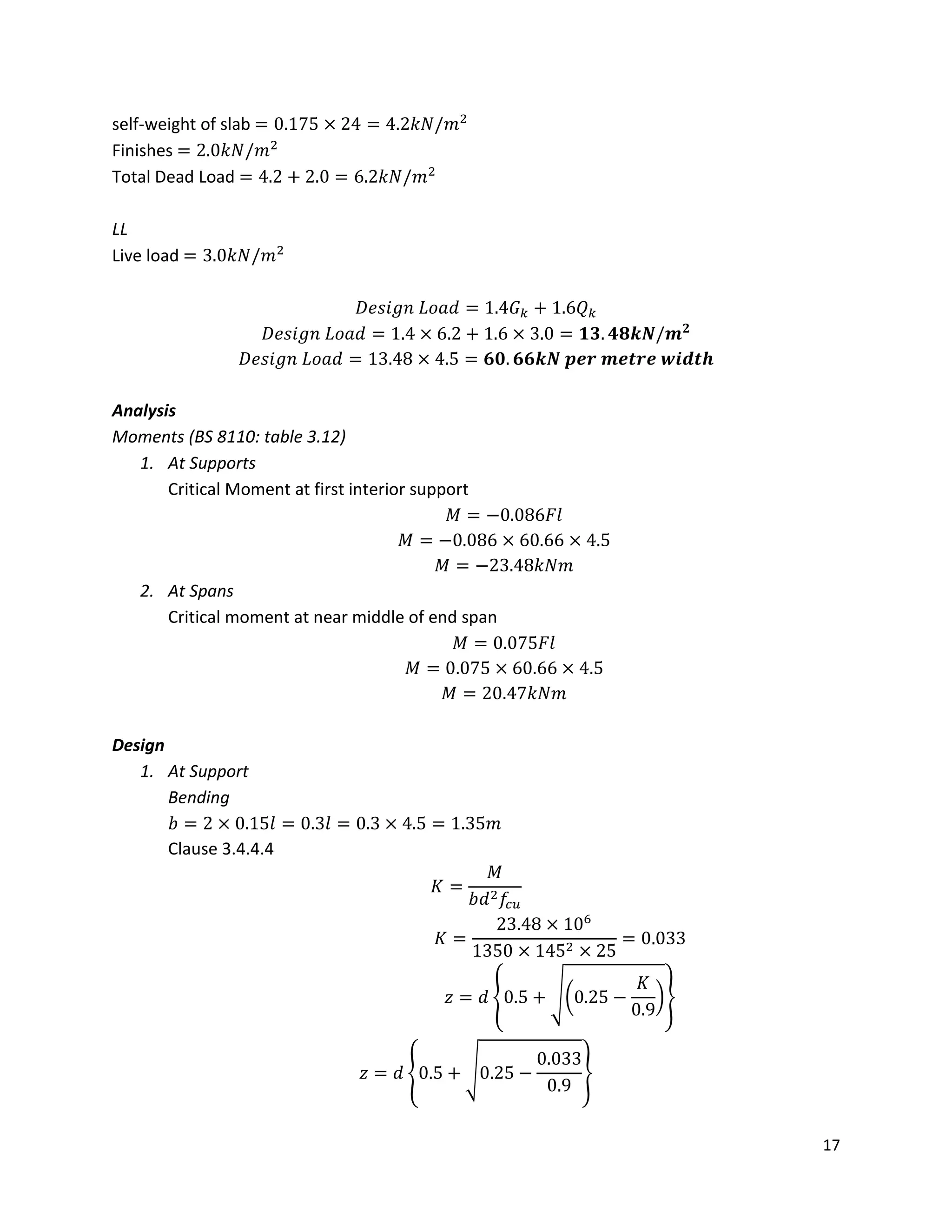 Bs8110 design notes | PDF