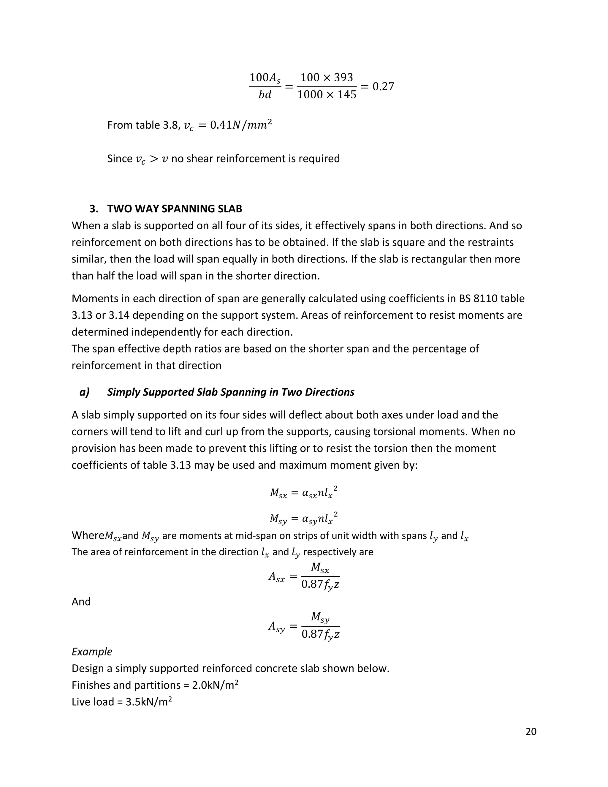 Bs8110 design notes | PDF