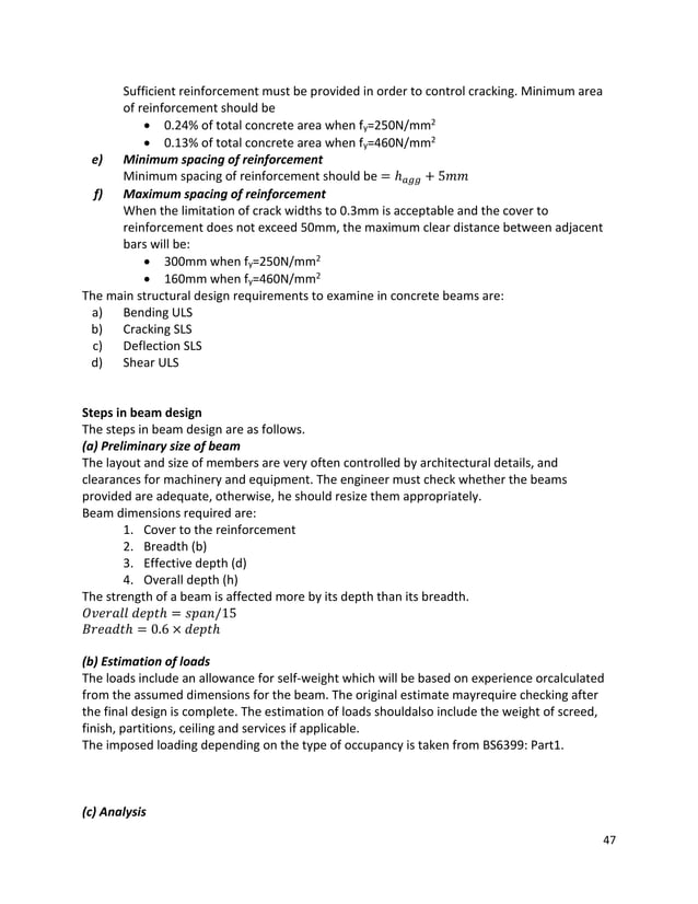 Bs8110 design notes | PDF